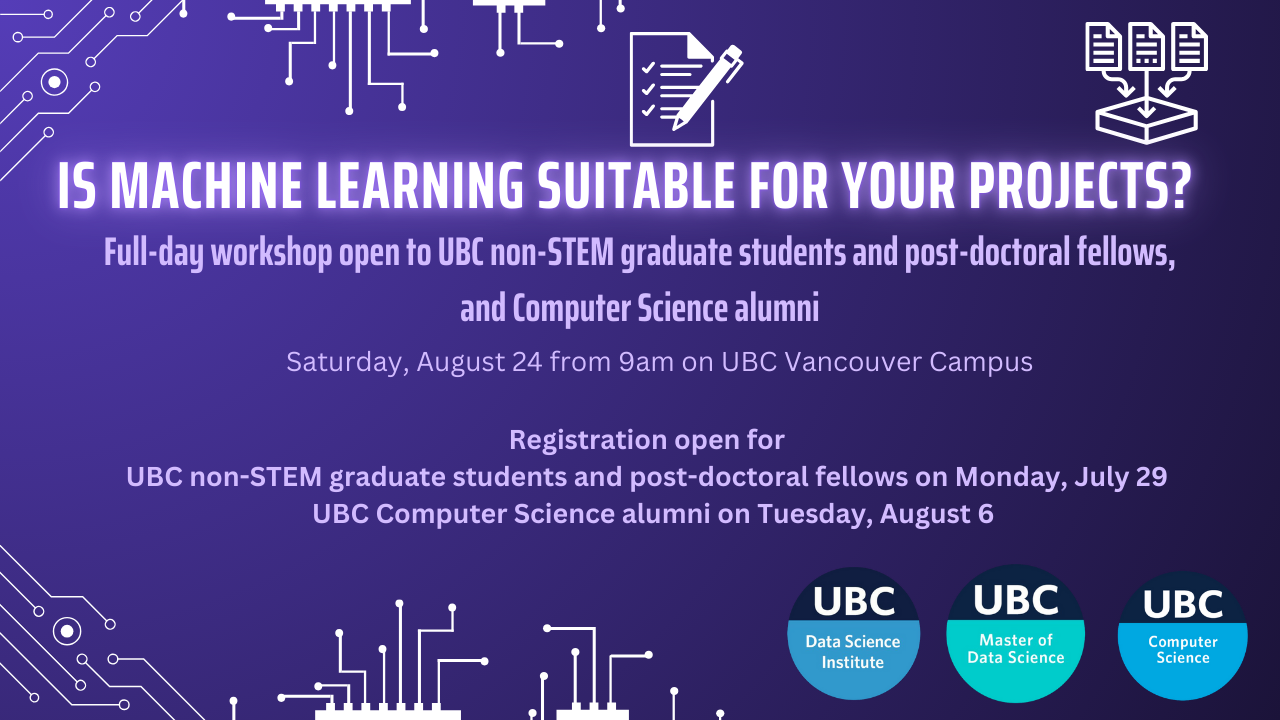 Free Full-Day Workshop Open to UBC non-STEM Graduate Students and Post-Doctoral Fellows, and ...